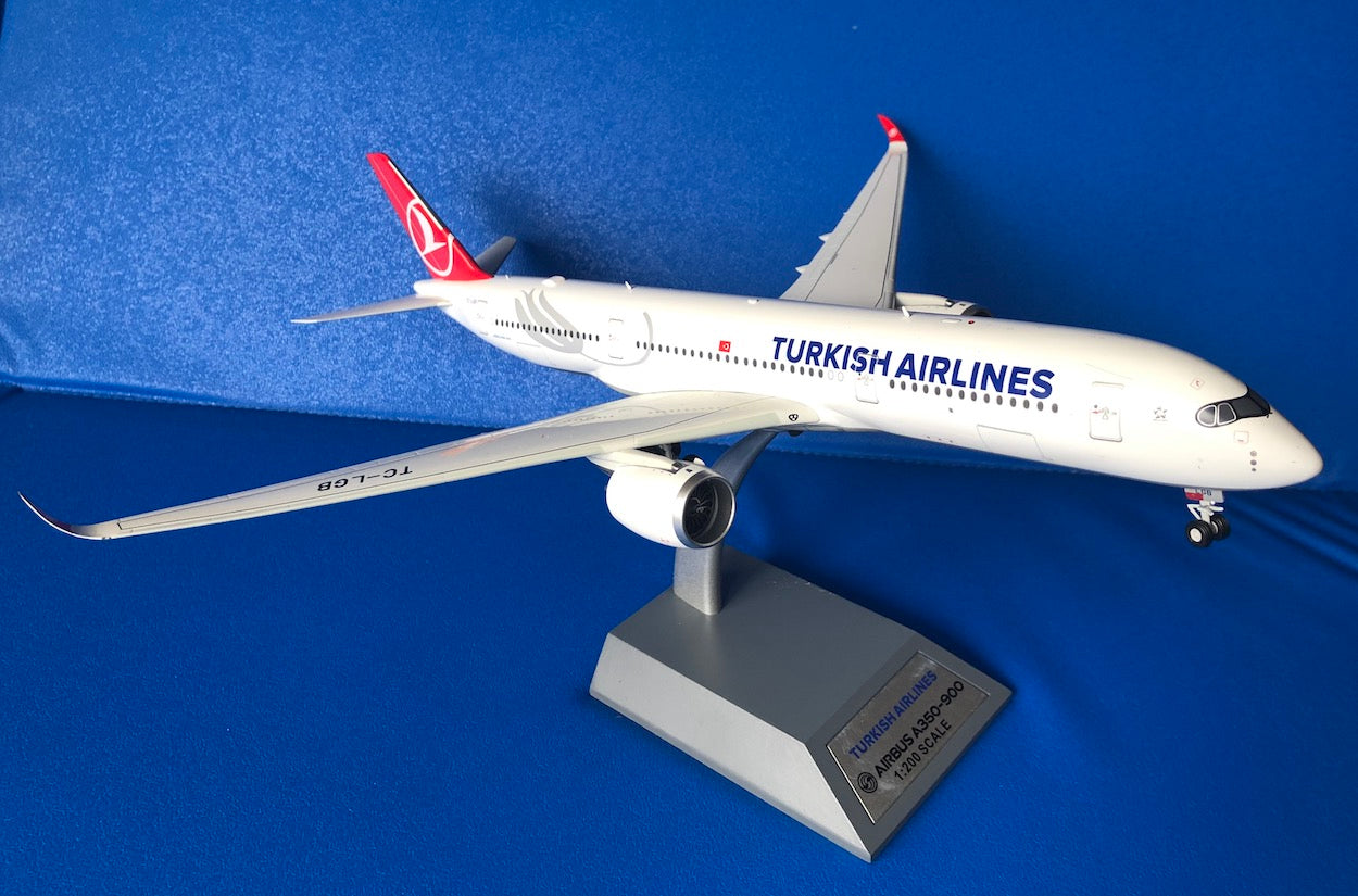 Turkish Airlines Airbus A350-900 TC-LGB 1/200 scale diecast inflight 2 ...